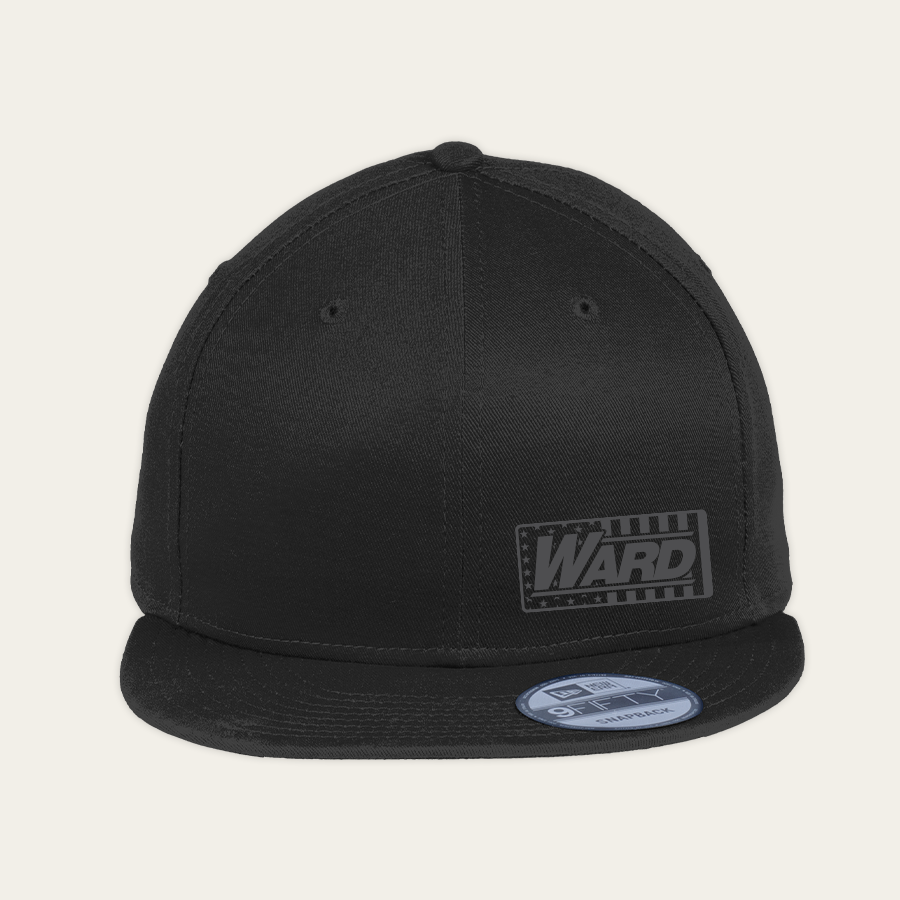 New Era Black Flat Bill Snapback Cap – Ward Gear